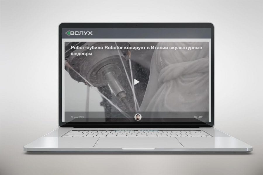 A robot carves beautiful marble sculptures in Italy. - LITIX SPA